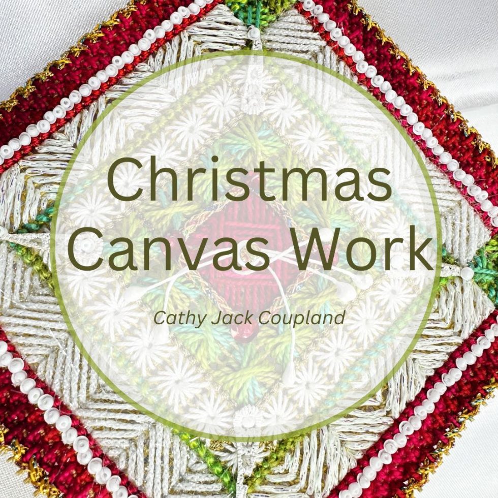 Christmas Canvas Work - Australian Textile Artist | Cathy Jack Coupland